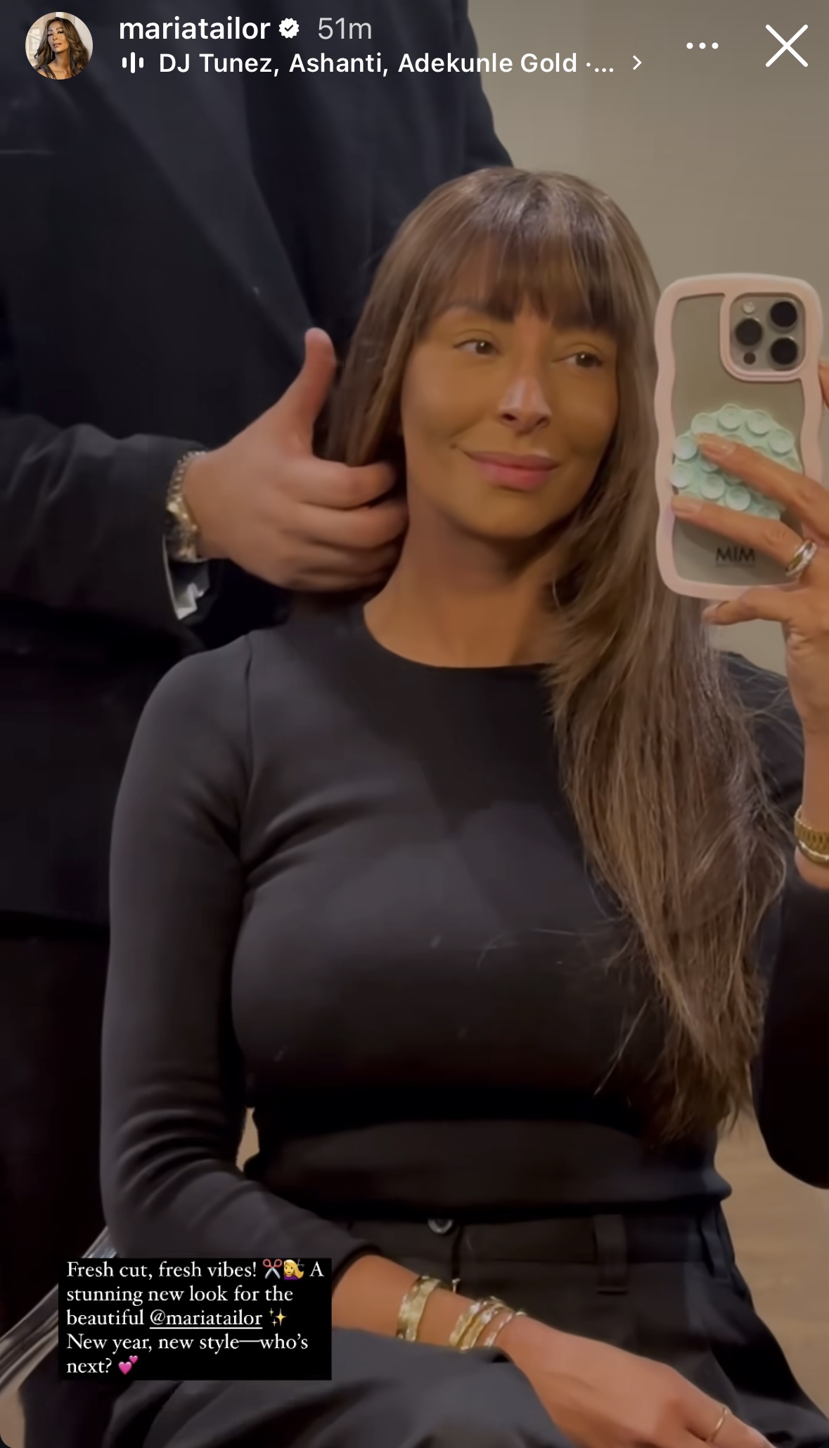 New year, new style: Maria Tailor showt nieuwe coupe op Instagram