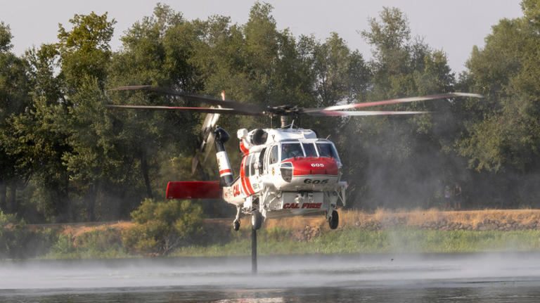 What Are Firefighting Helicopters, And How Do They Pick Up Water?
