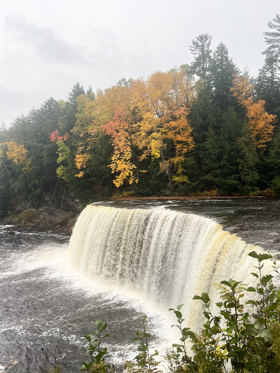 Spinning ice disc spotted in Michigan river. Where you can see it