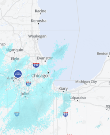 Illinois doppler radar: Track snow falling across Chicago area; some ...