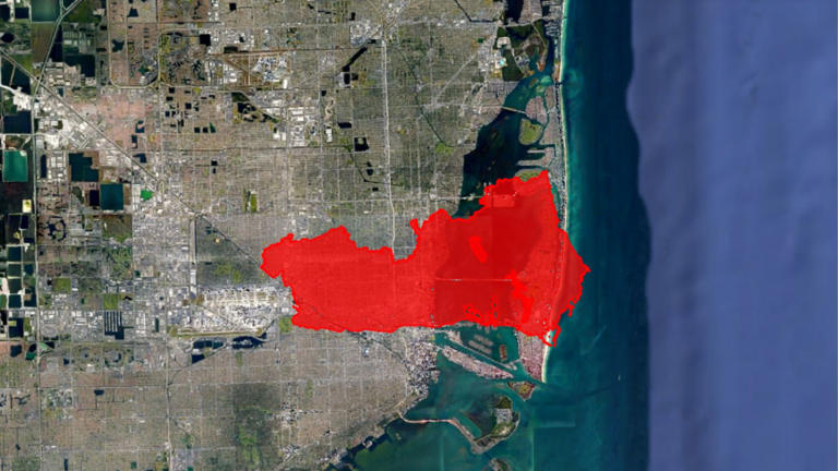 California Fires Map Shows Size of Area Burned Compared to Other Cities