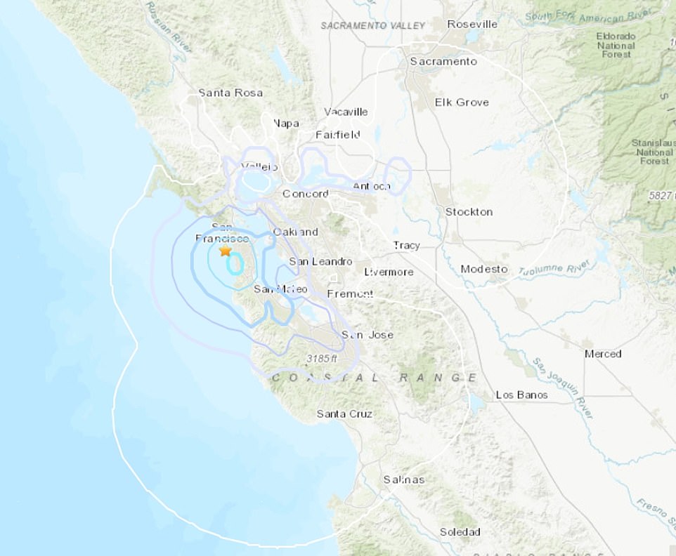 California rocked by earthquake as state battles deadly wildfires
