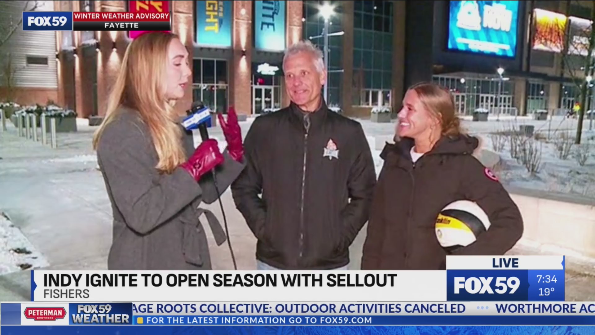 Indy Ignite to open with sellout, FOX59's Kit Hanley speaks with co ...