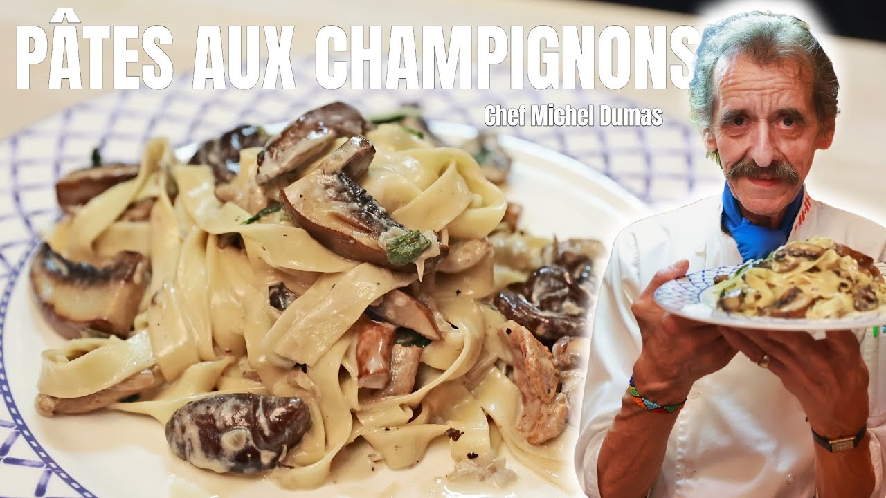 Pâtes crémeuses aux champignons 🍄‍🟫