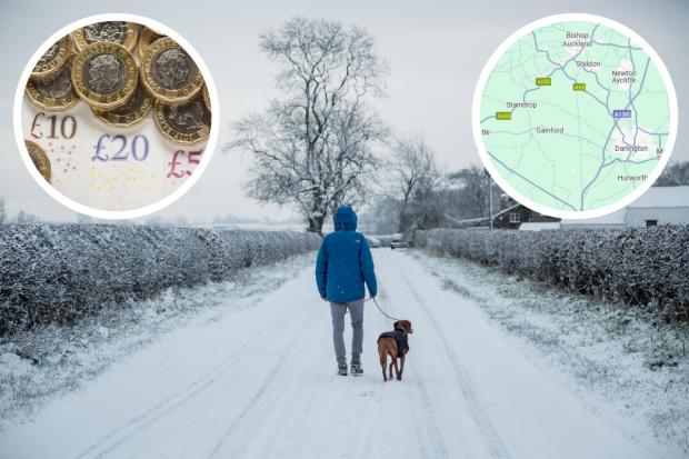 LISTED: Eligible postcodes for DWP cold weather payments across the ...