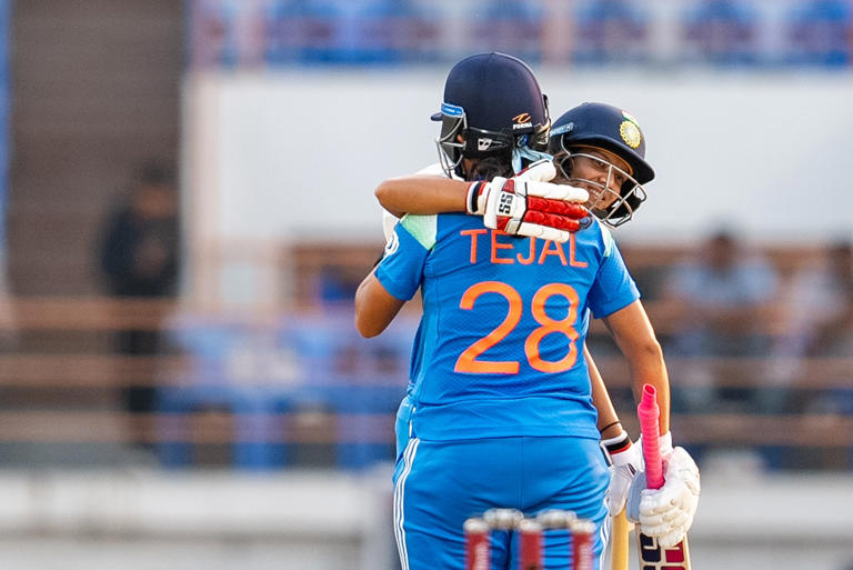 Rawal, Hasabnis ace 239 chase to put India 1-0 up