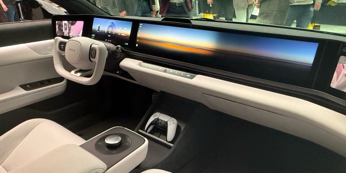 Hands On with Sony Honda Mobility's 2026 Afeela 1 at CES 2025