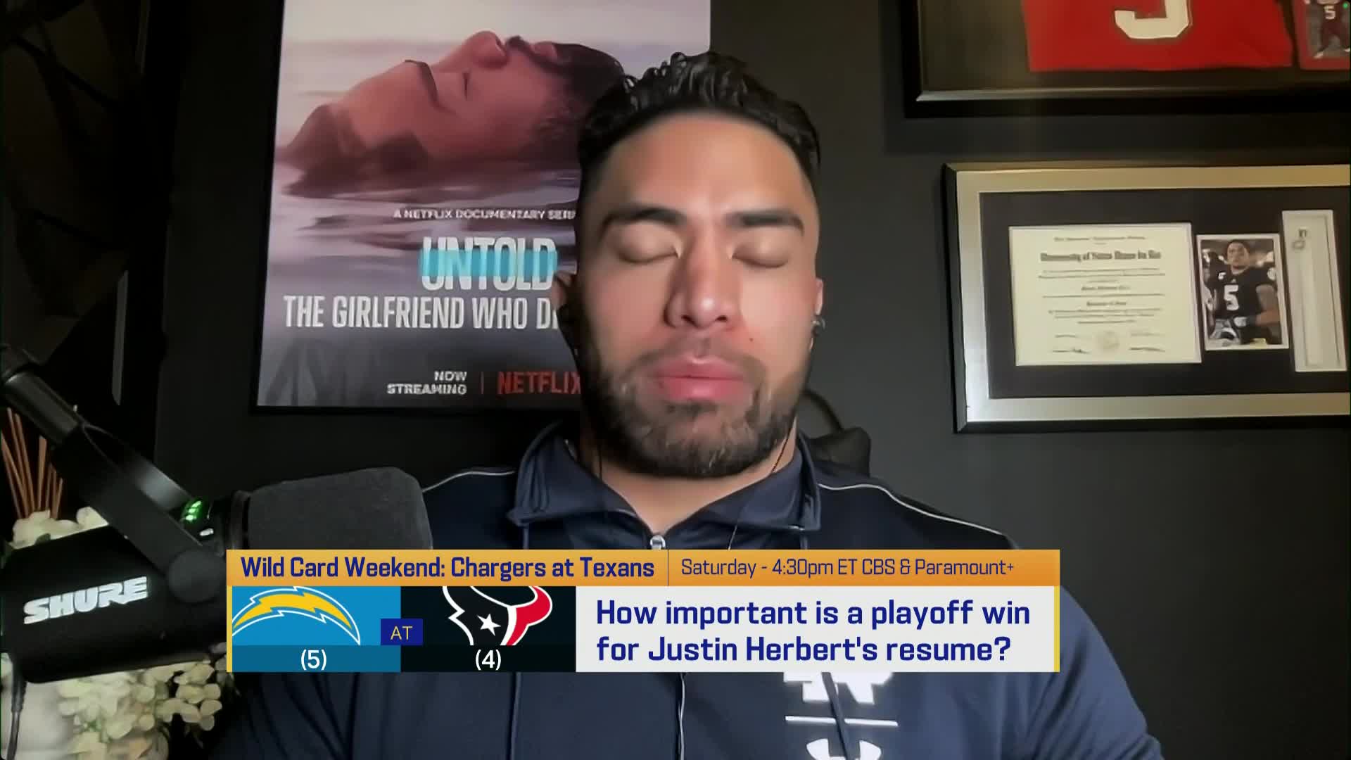 How important is wild card matchup vs. Texans mean for Justin Herbert ...