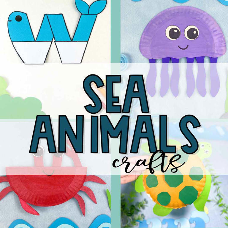 15+ Of The Best Sea Animal Craft Ideas