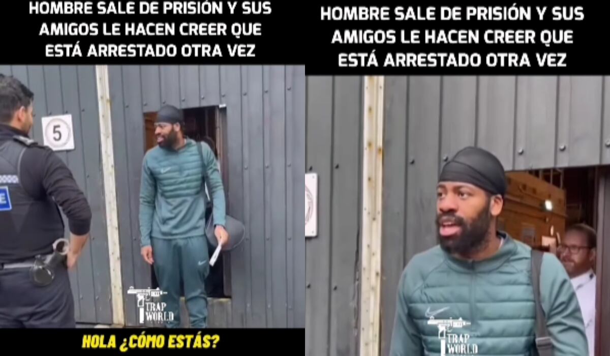 Hombre recién liberado de prisión es engañado para creer que está ...