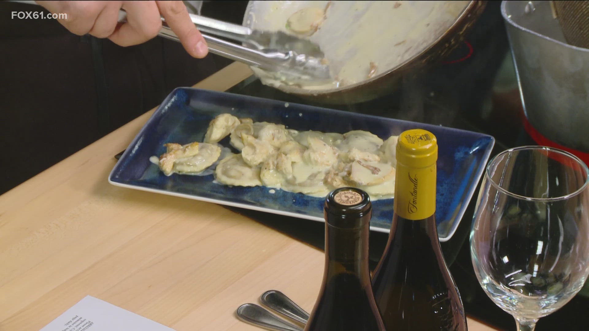 Wild mushroom ravioli with Carbone's Prime | In the Kitchen
