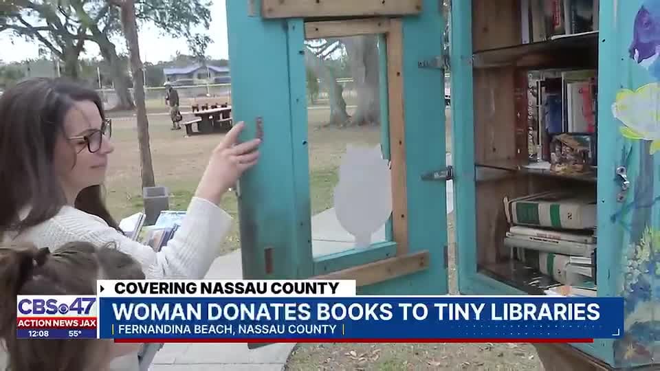 Fernandina Beach woman stocking Nassau County’s ‘tiny libraries’ with personal books