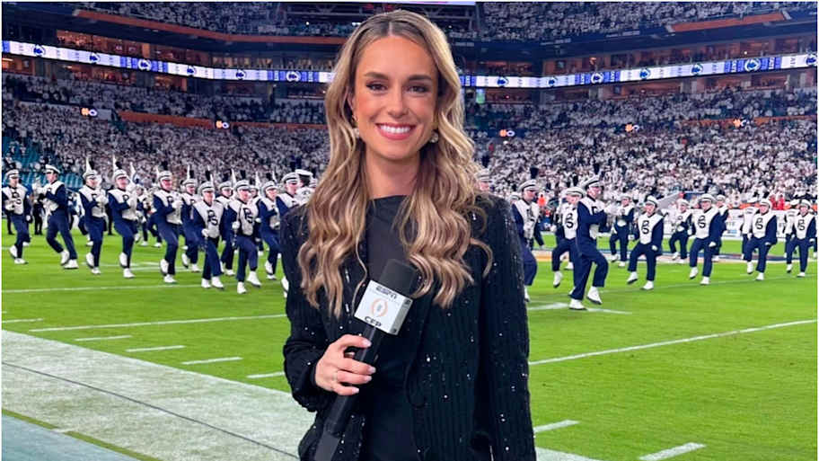 ESPN's Molly McGrath's thigh-high boots, minidress pop in viral Marcus ...