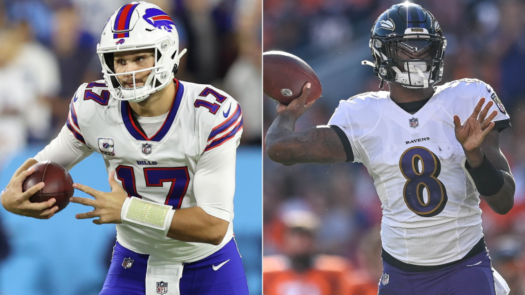 Josh Allen vs. Lamar Jackson: How MVP frontrunners compare in height, weight, 40 time, and more