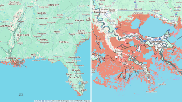 Doomsday map reveals major US cities set to vanish underwater in less ...
