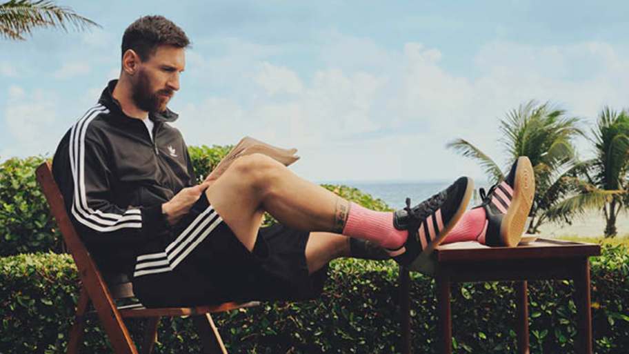 Lionel Messi's Adidas Sambas are Available at Foot Locker