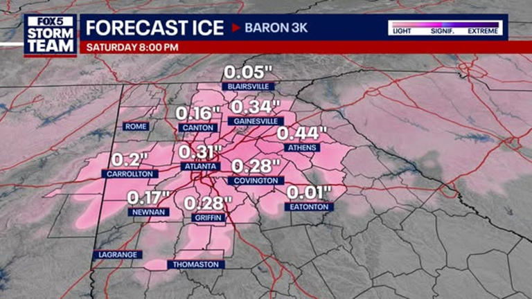 Atlanta and North Georgia dealing with icy, slushy roadways from winter ...