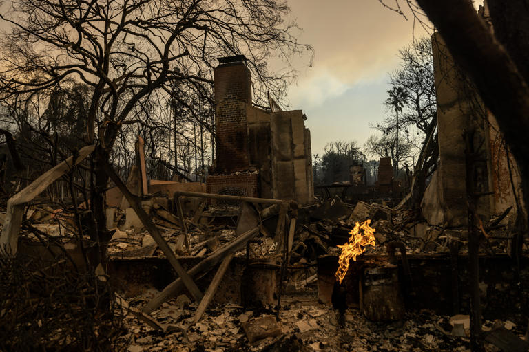 ‘No one has a home’: What fire took from one California neighborhood