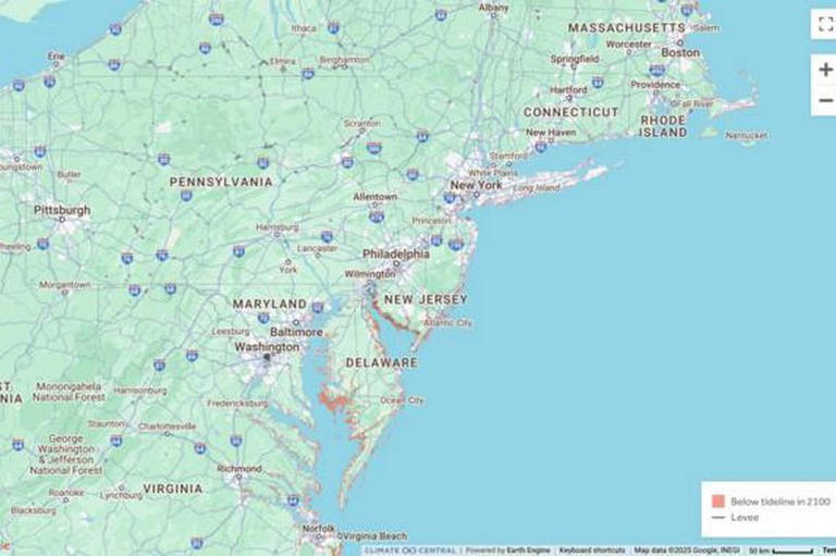 Doomsday map shows what US cities will vanish underwater in less than ...