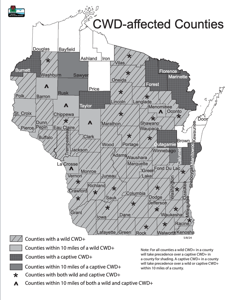 Chronic wasting disease continued to spread and increase in prevalence ...
