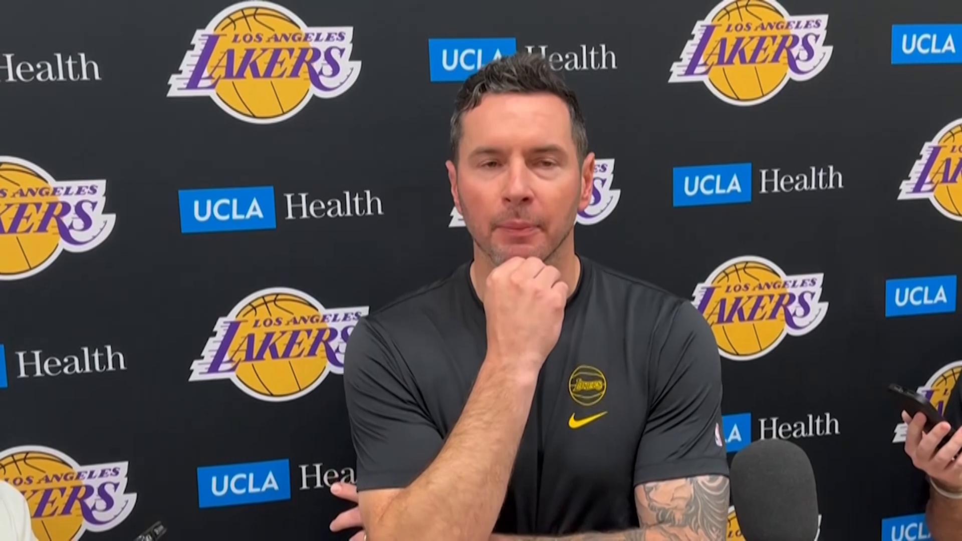 Lakers coach JJ Redick confirms his family's home was lost in the ...