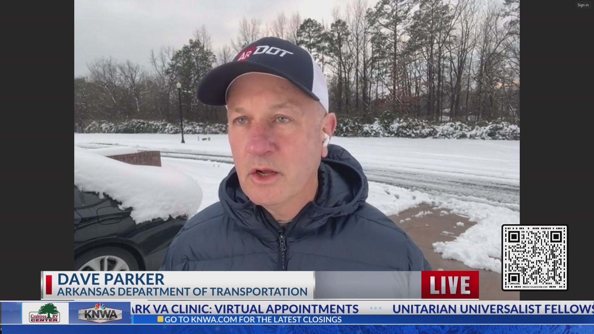 ARDOT talks snow and roads