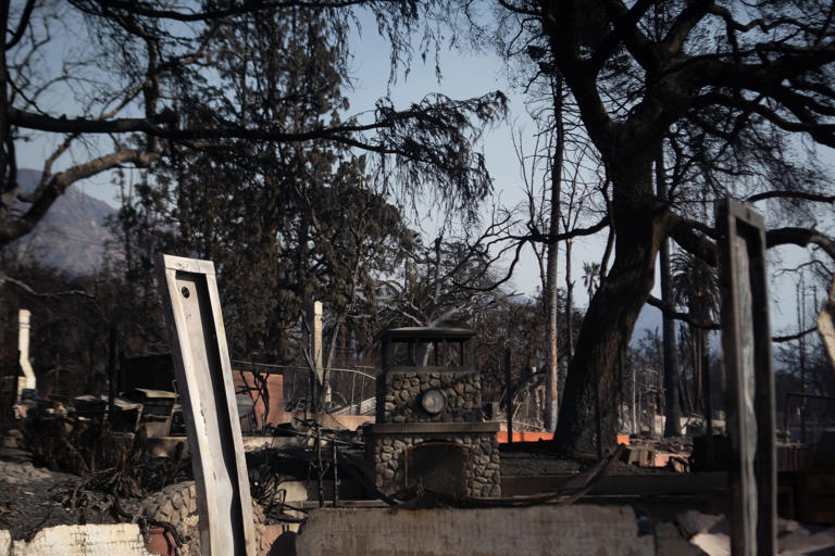 Eaton Fire evacuees return to scenes of devastation, some hope in Altadena