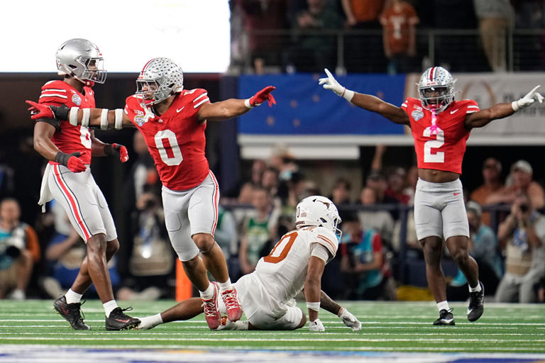 Ohio State football defense dunks Texas on memorable goal-line stand ...