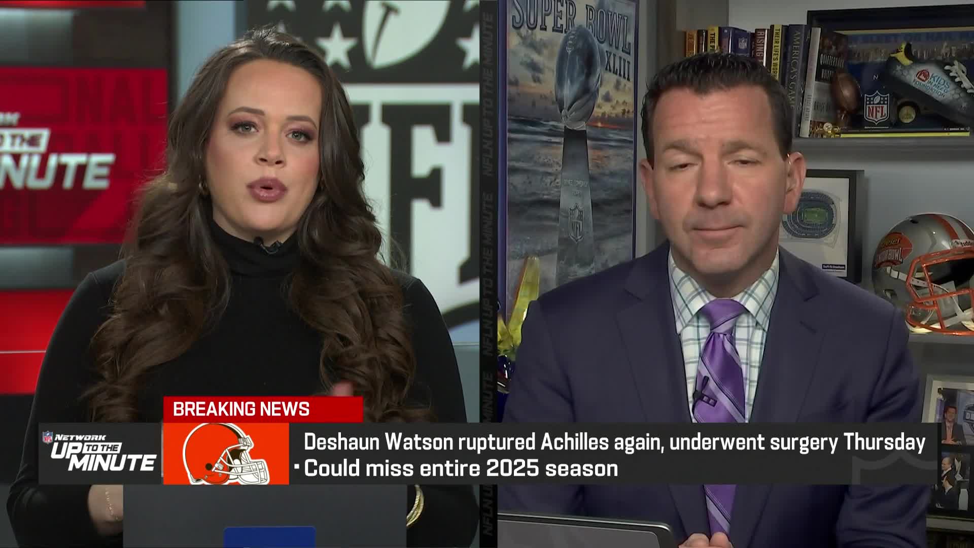 Rapoport: Deshaun Watson ruptured Achilles again, could miss entire ...