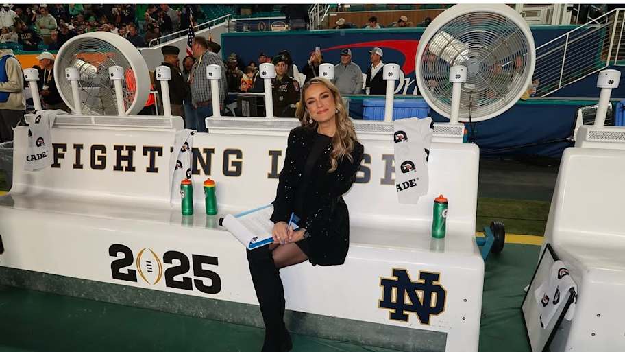 ESPN's Molly McGrath's thigh-high boots, minidress pop in viral Marcus ...