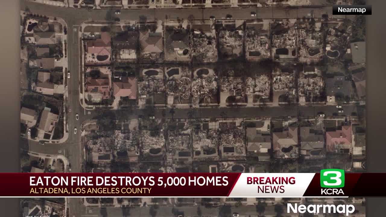 Eaton Fire updates: 5 dead, up to 5,000 structures damaged or destroyed ...