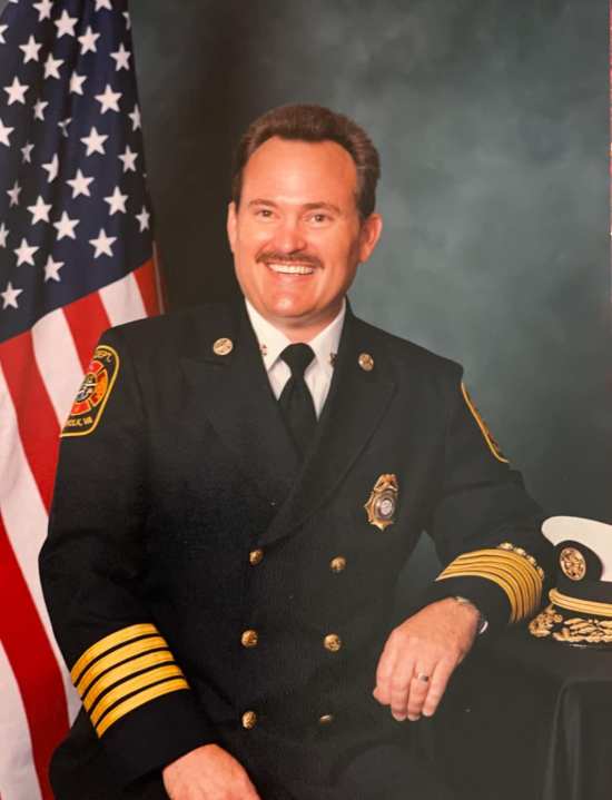 Suffolk fire chief dies, honored for 35 years of service