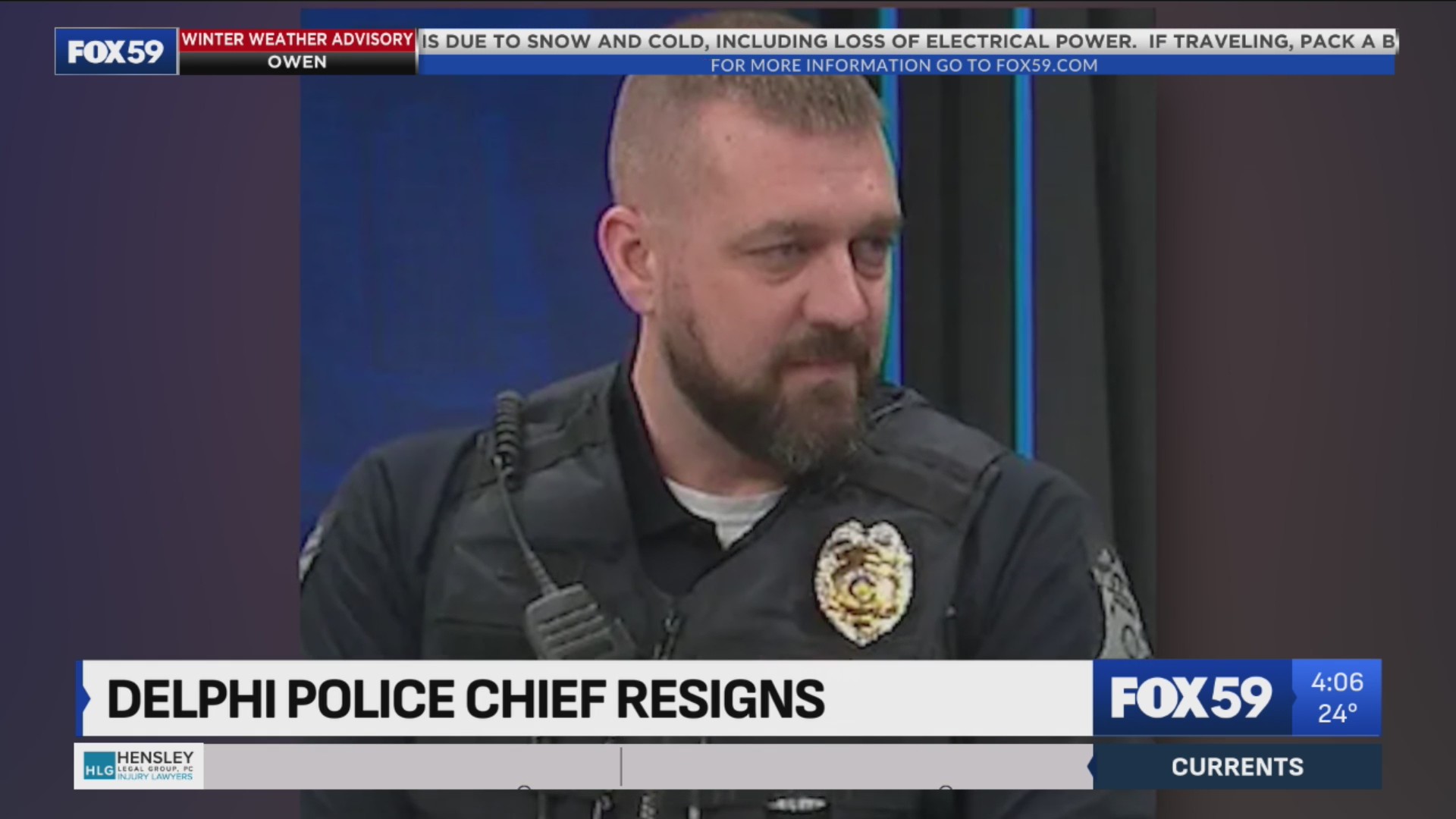 Delphi police chief resigns amid scrutiny over drug arrest