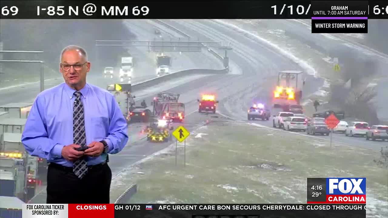 SCDOT: Crash causes backup on I-85N in Spartanburg County