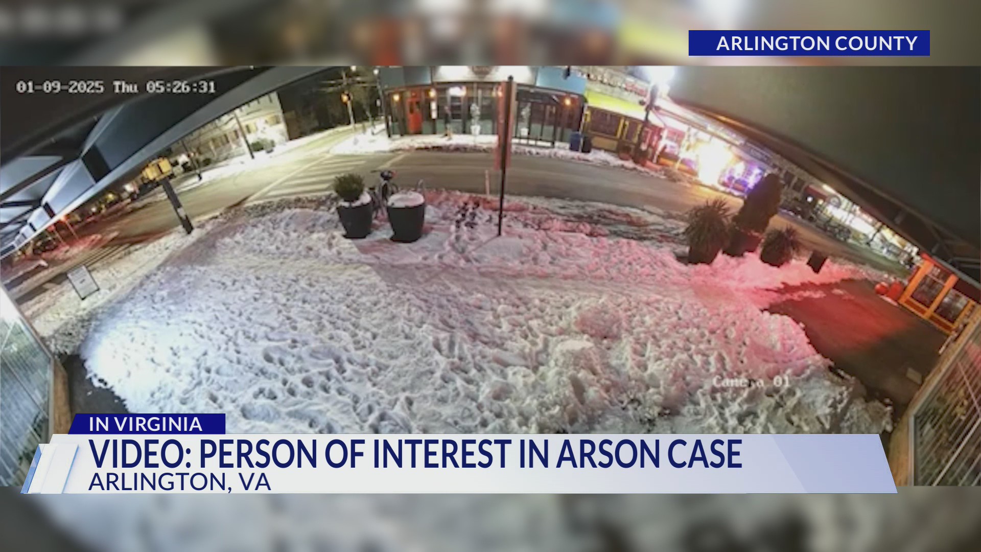 VIDEO: Person of Interest in Arson Case