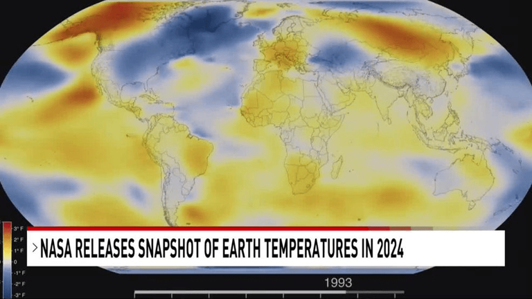 NASA and NOAA release 2024 global temperature data, highlighting ...