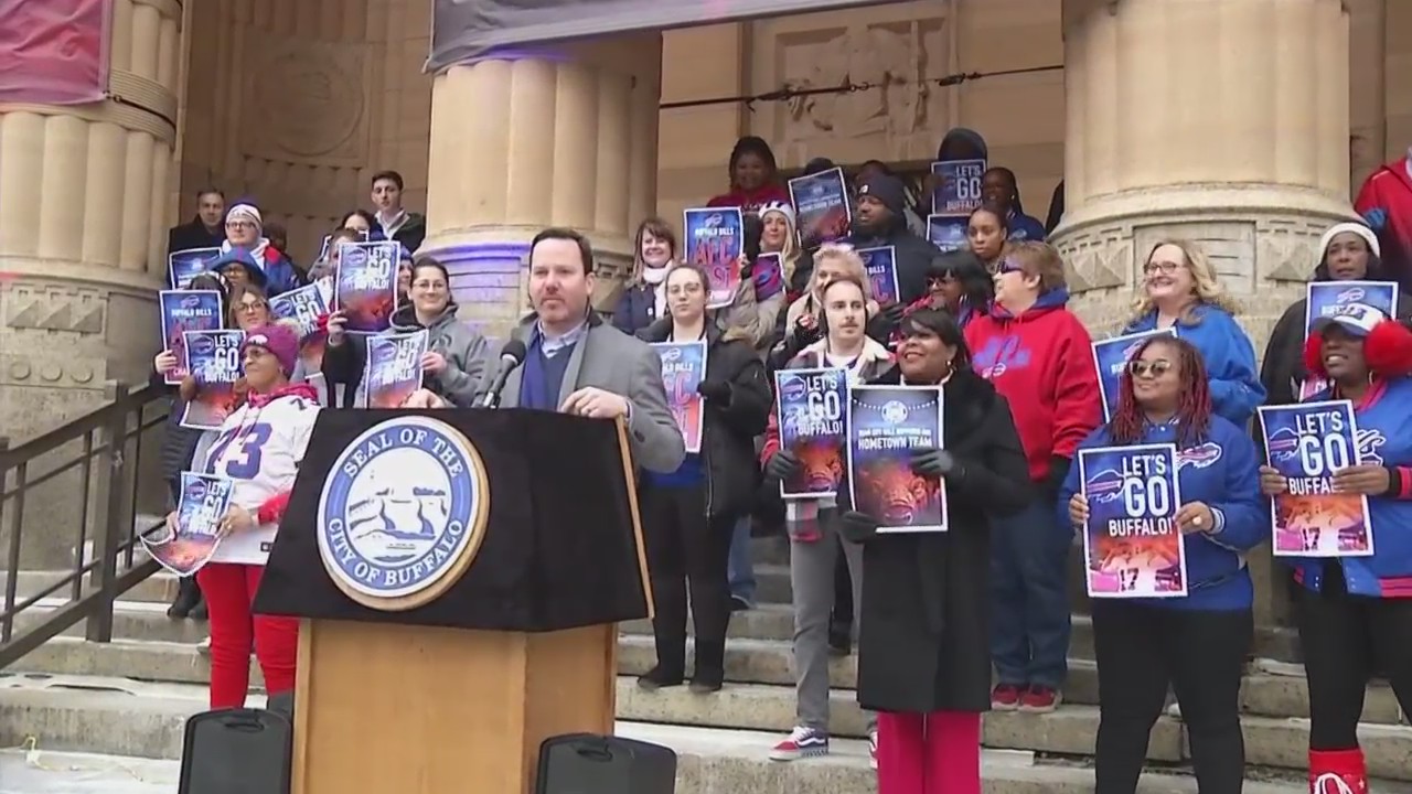 Bills rally held at City Hall