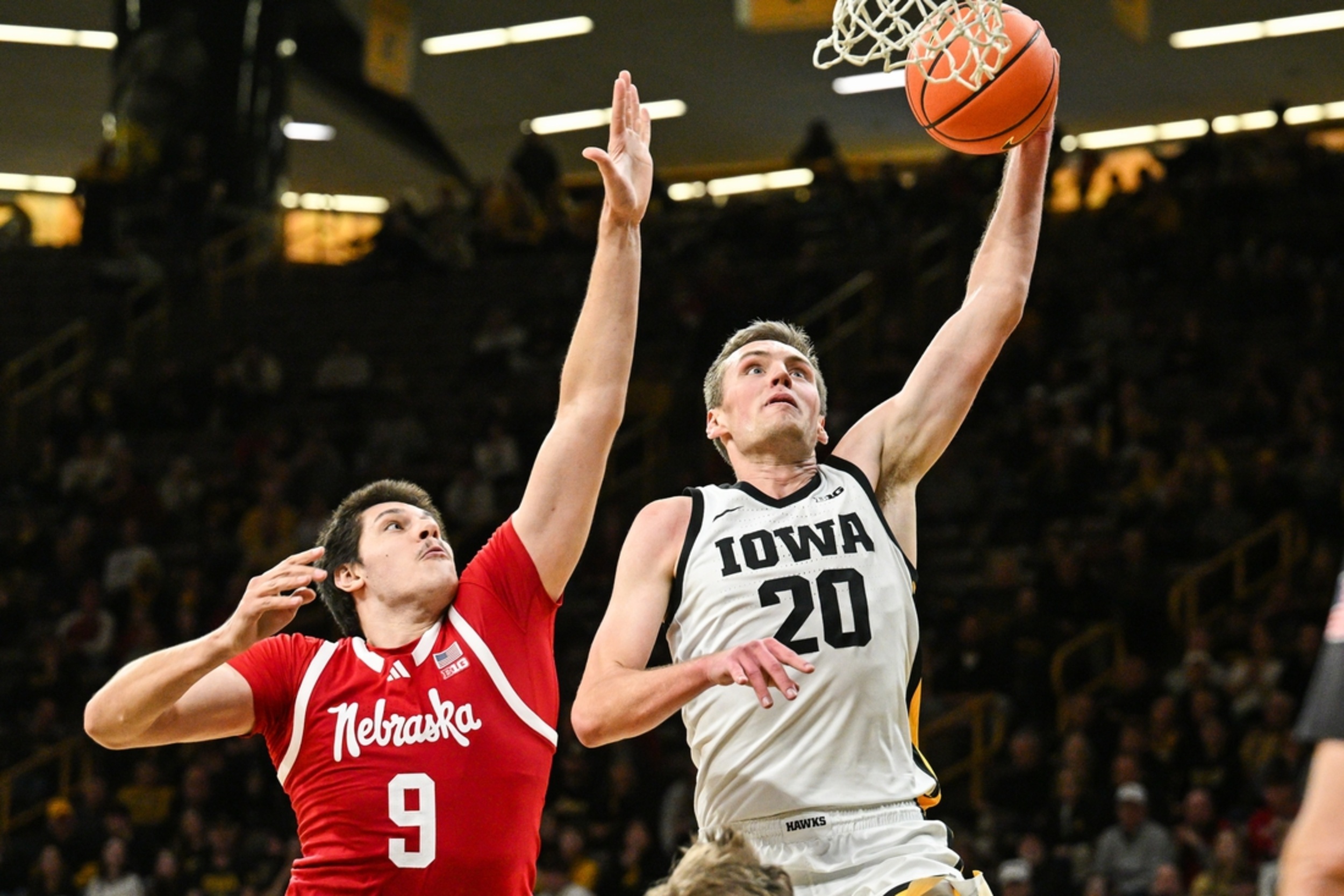 Josh Dix, Payton Sandfort lead Iowa into clash with Indiana