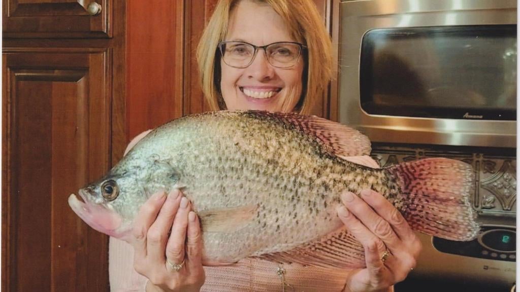 Record-breaking white crappie fish caught in Ohio