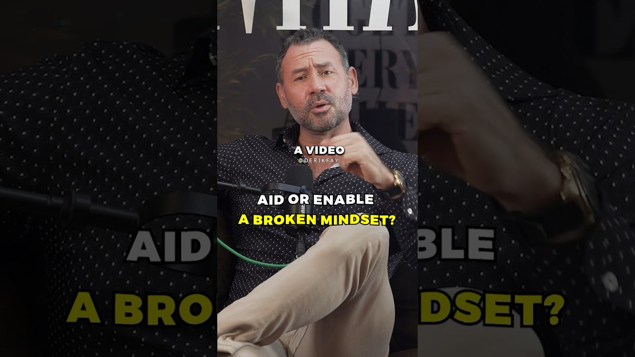 Sometimes unconditional support is actually enabling a broken mindset..