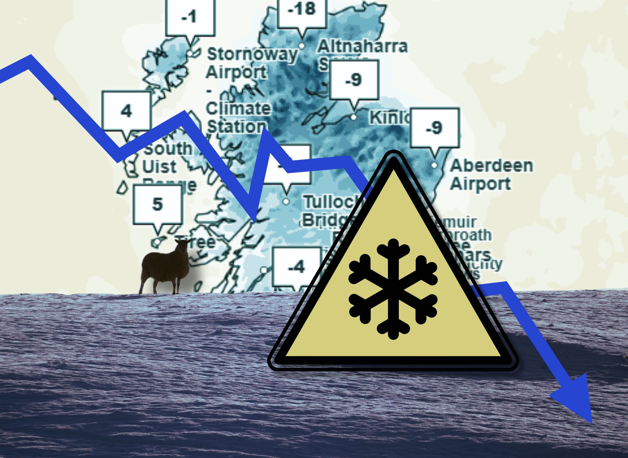 Coldest January night for 15 years recorded in UK as one Scottish ...