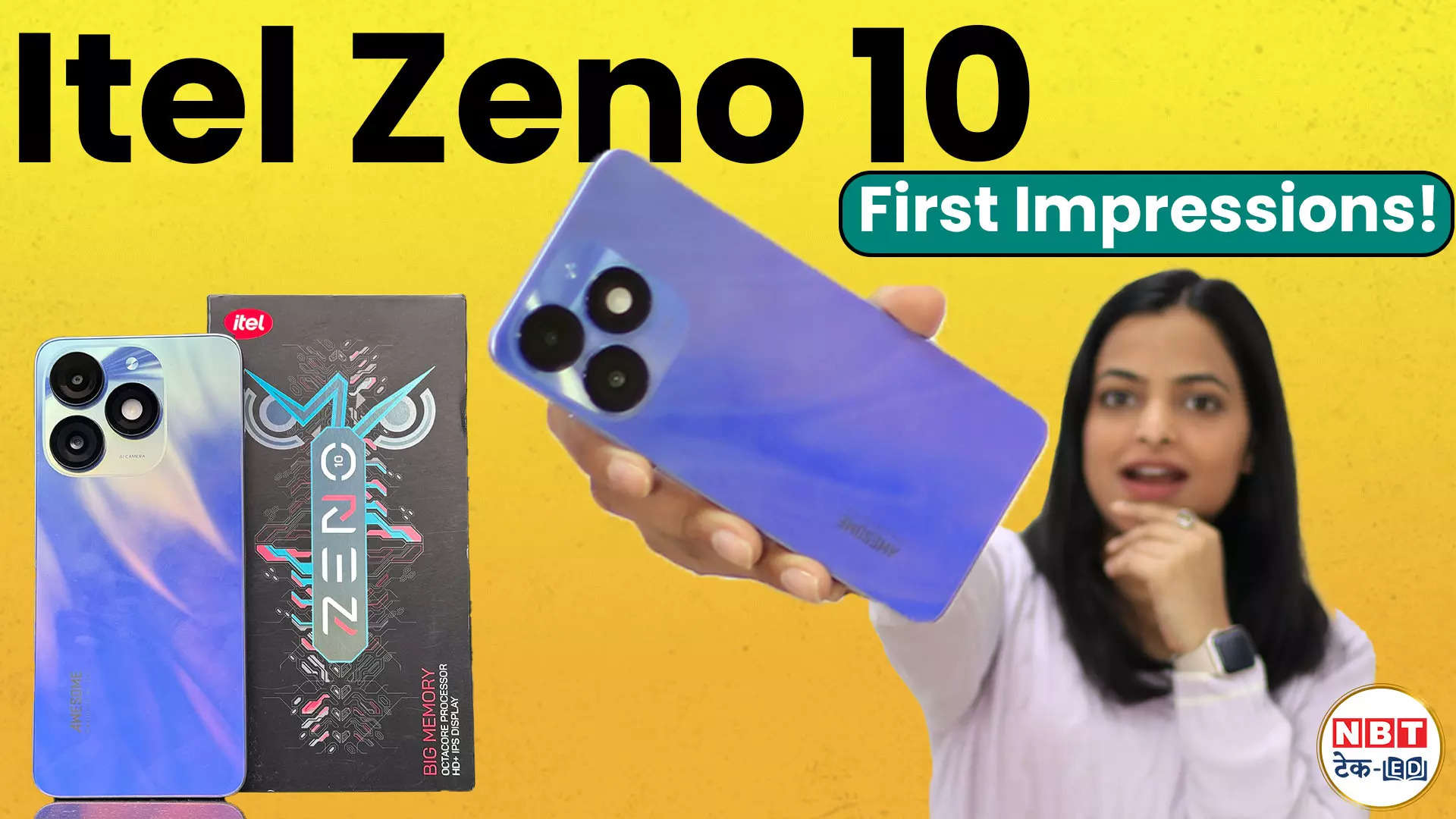 Itel Zeno 10 का फर्स्ट इम्प्रेशन, शानदार डिजाइन और 5000mAh बैटरी