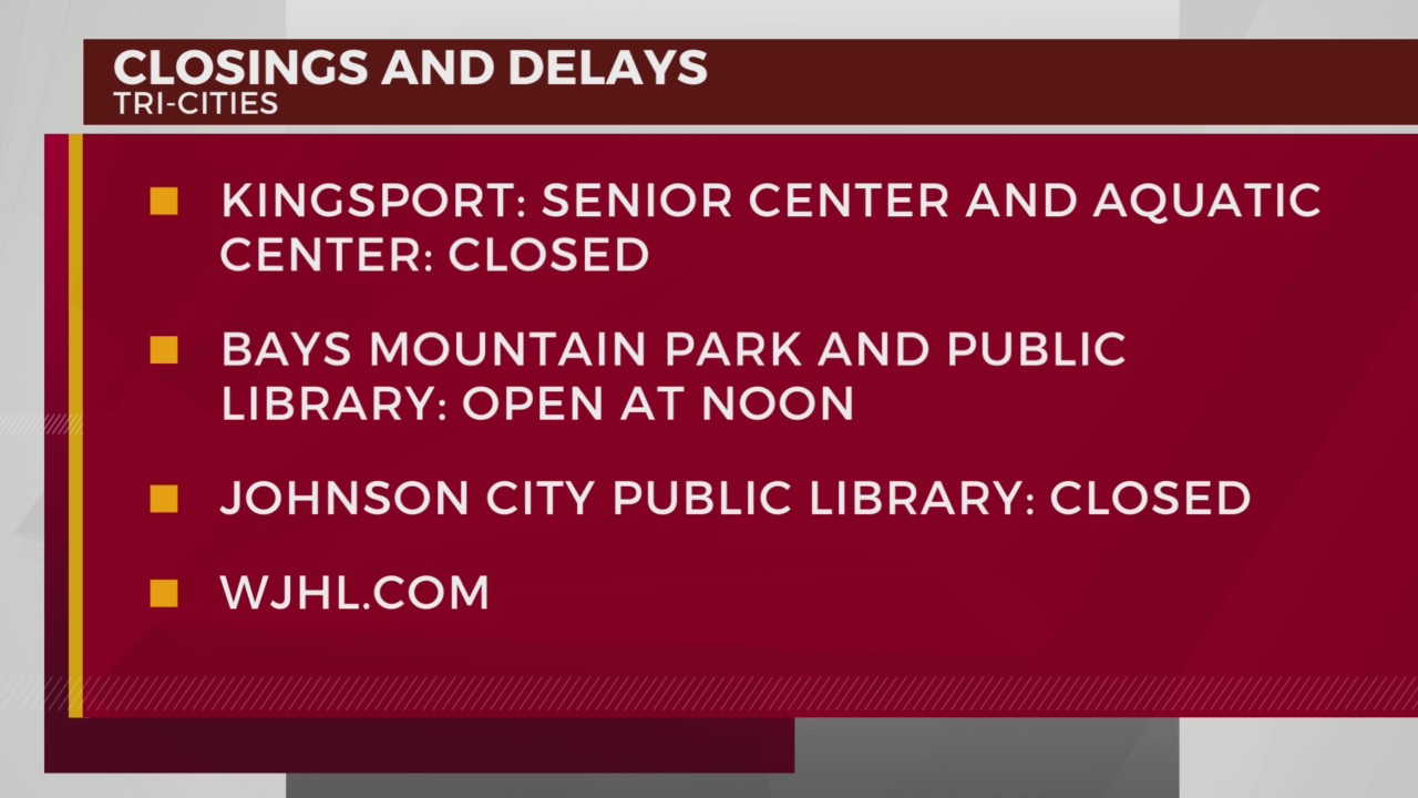 City services, businesses closed or delayed opening on Saturday