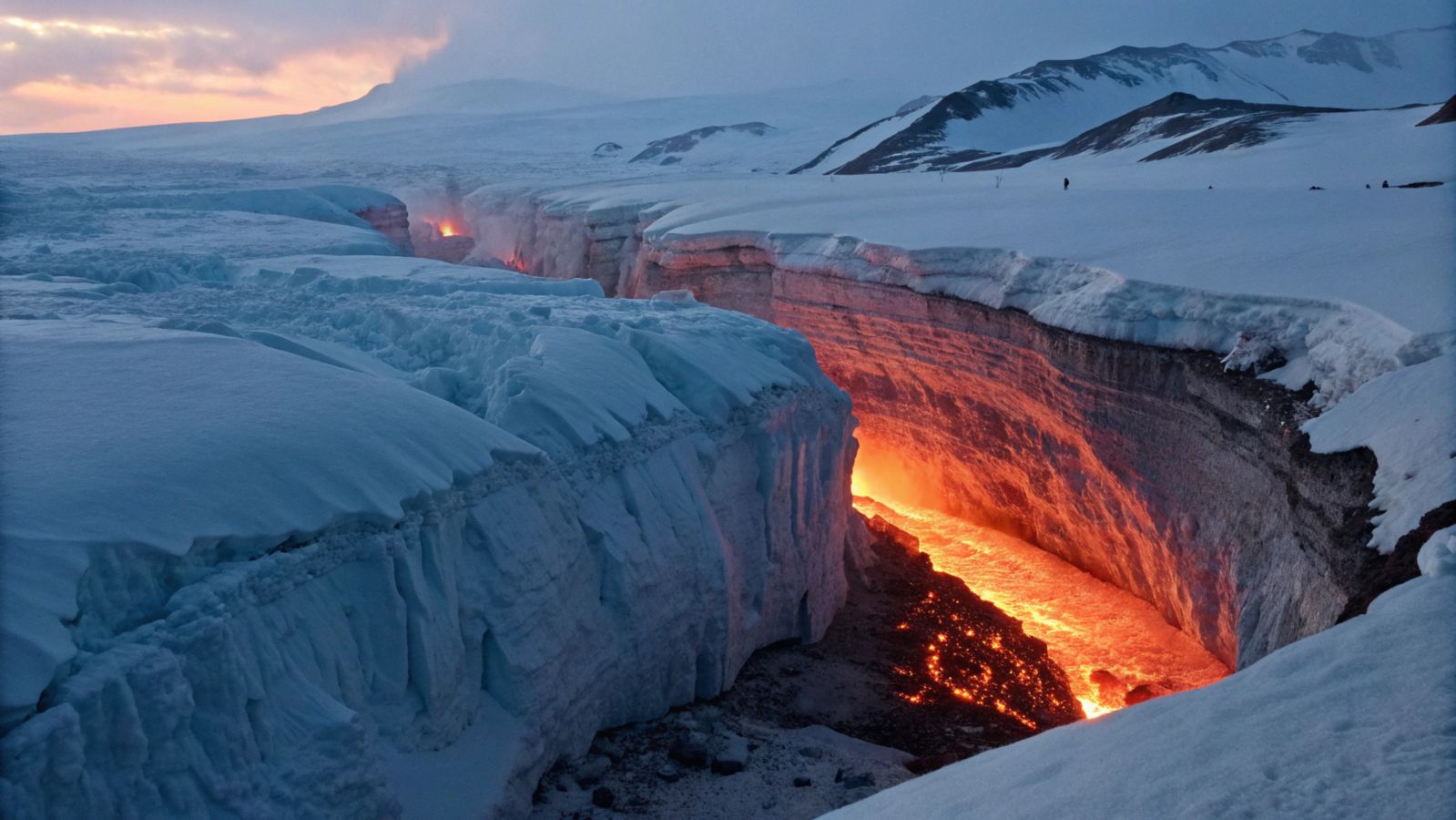 The awakening of volcanoes beneath Antarctica's ice threatens our planet 🌋