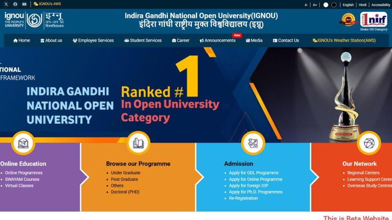 IGNOU TEE 2024 Results OUT At ignou.ac.in; Know How To Check