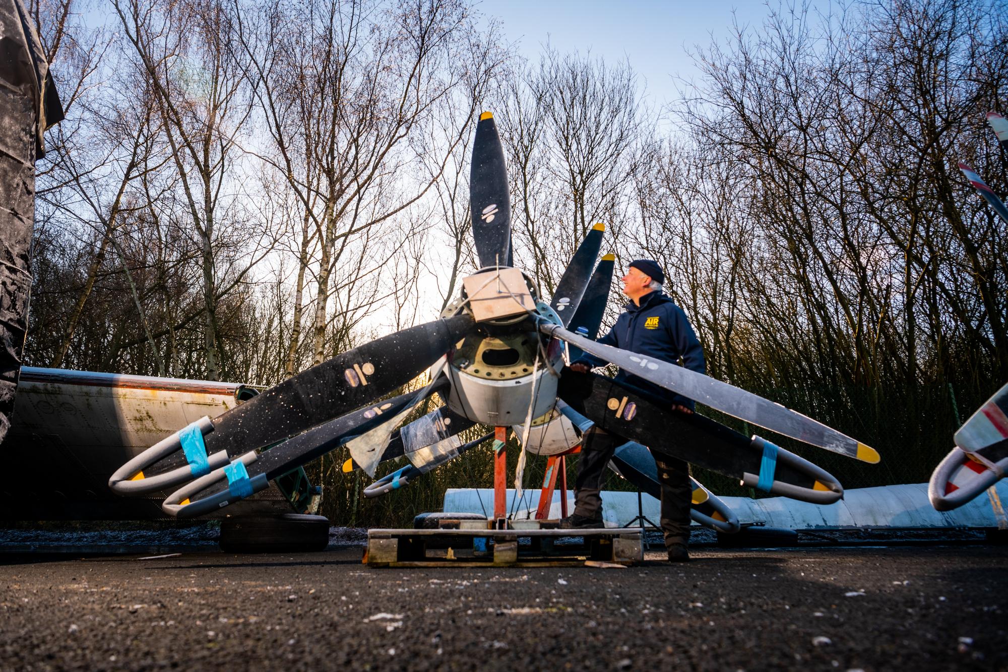 Avro Shackleton: Giant RAF submarine-hunting aircraft finds new home in ...