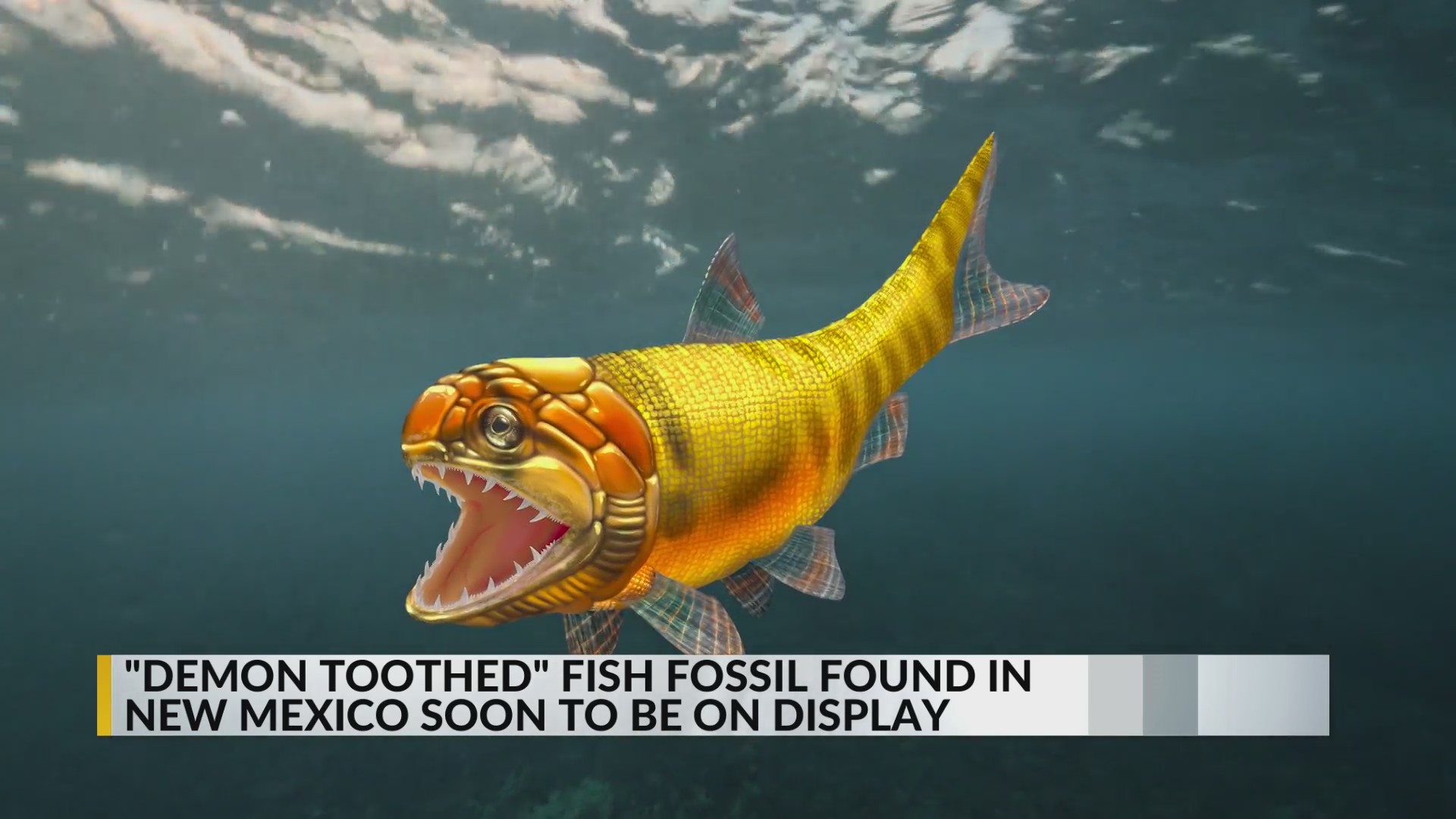 Prehistoric 'demon-toothed' fish discovered in New Mexico