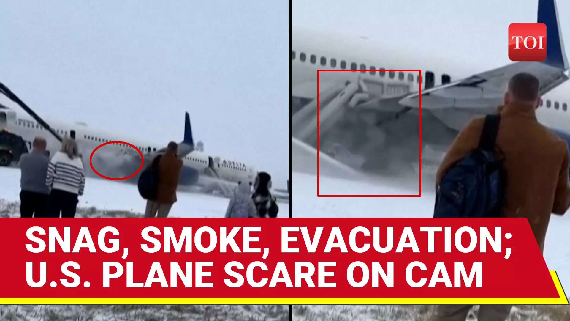 U.S Passengers, Crew Jump Out Of Aircraft; Dramatic Scenes From Atlanta ...