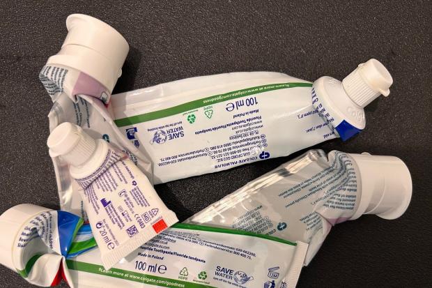 Please add toothpaste tubes to your weekly recycling