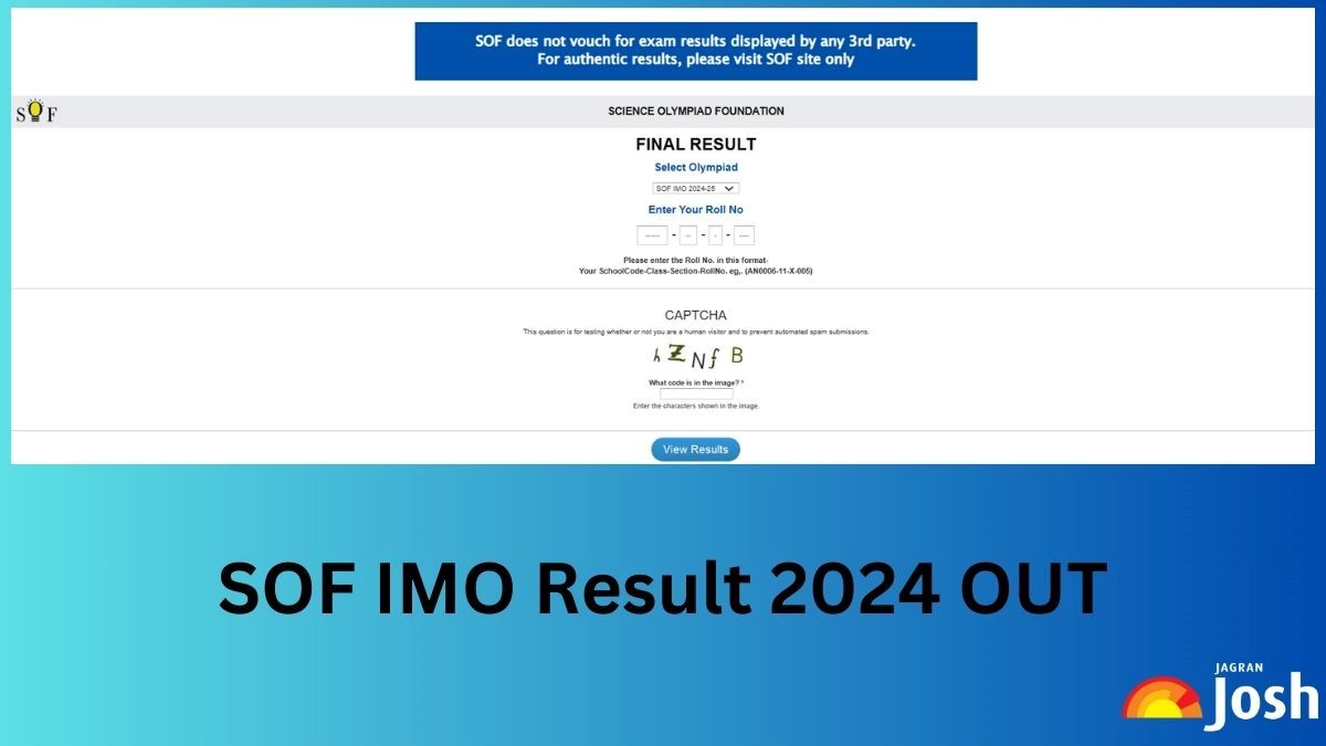 SOF IMO Result 2024-25 OUT at sofworld.org; Direct Link to Download the Scorecard PDF
